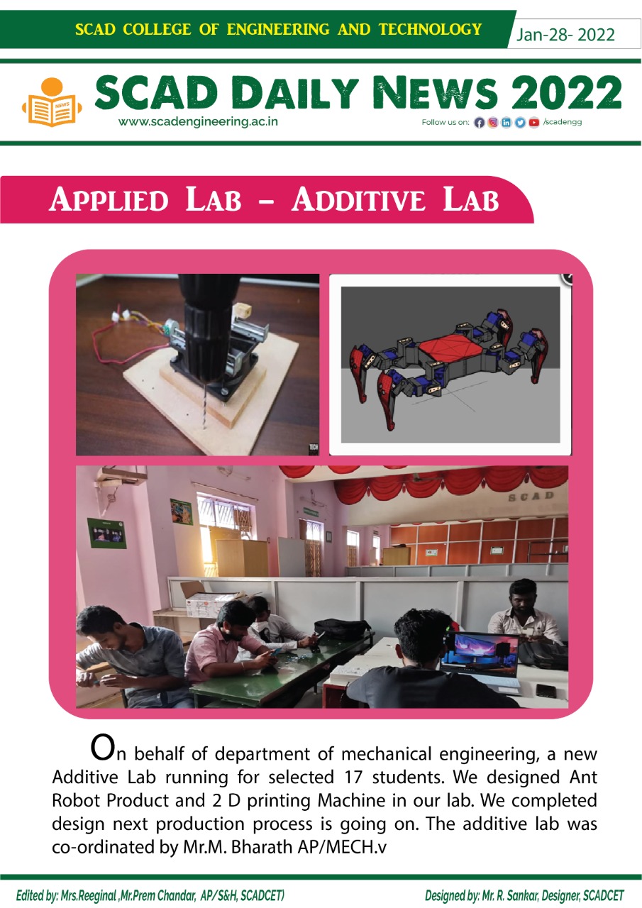 Ant Robot and 2D Print Machine -Applied Lab – SCAD College of ...