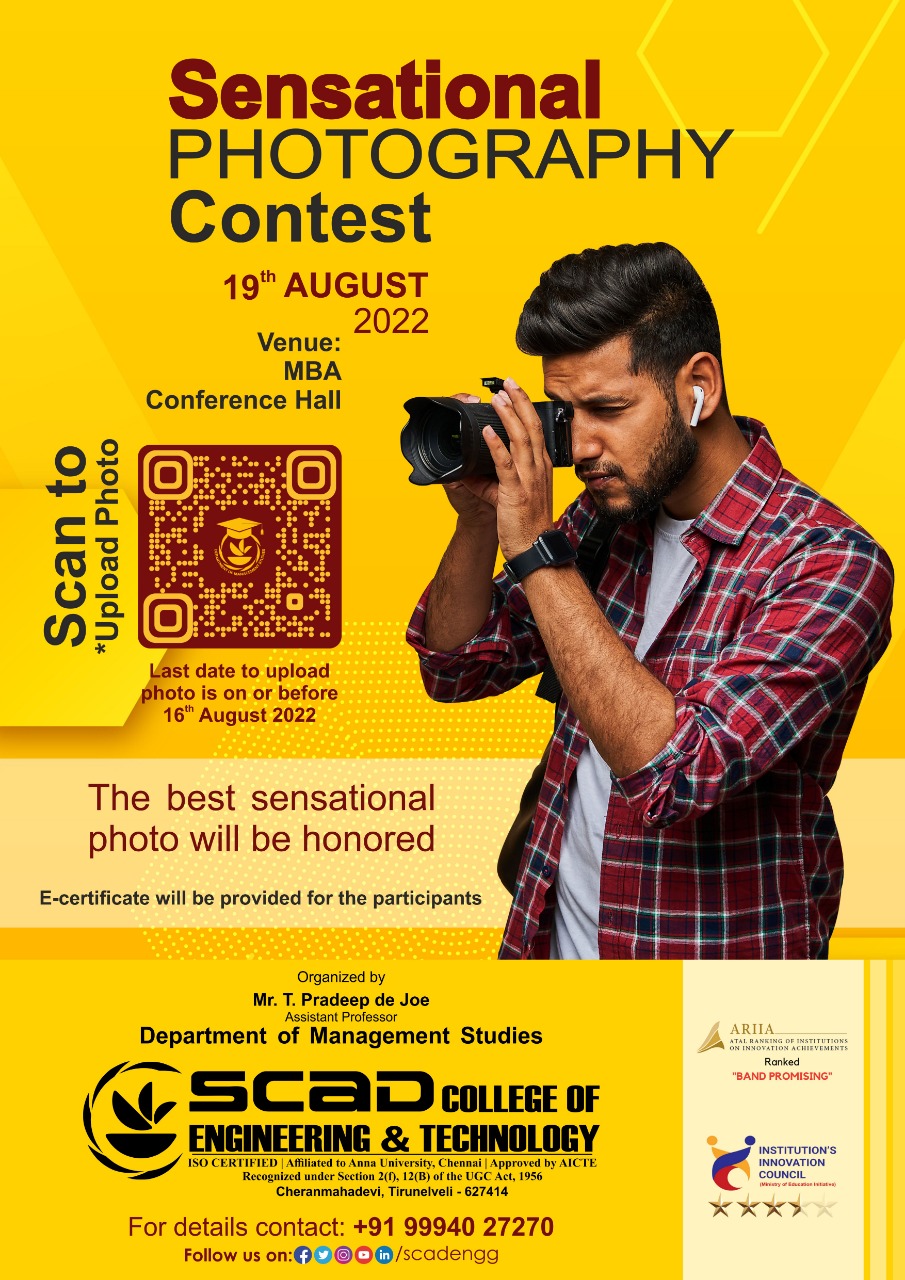 Photography Contest – SCAD College of Engineering and Technology ...